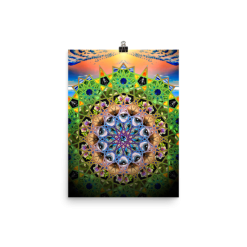 Sacred Geometry Poster - "Old World Geometry" - Naked Geometry