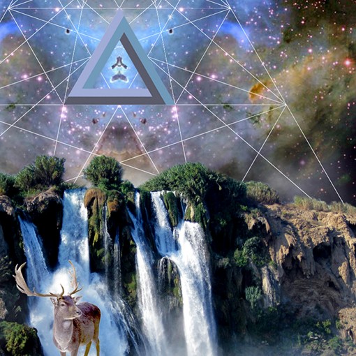 Animalism - Mystic Deer Poster - Naked Geometry